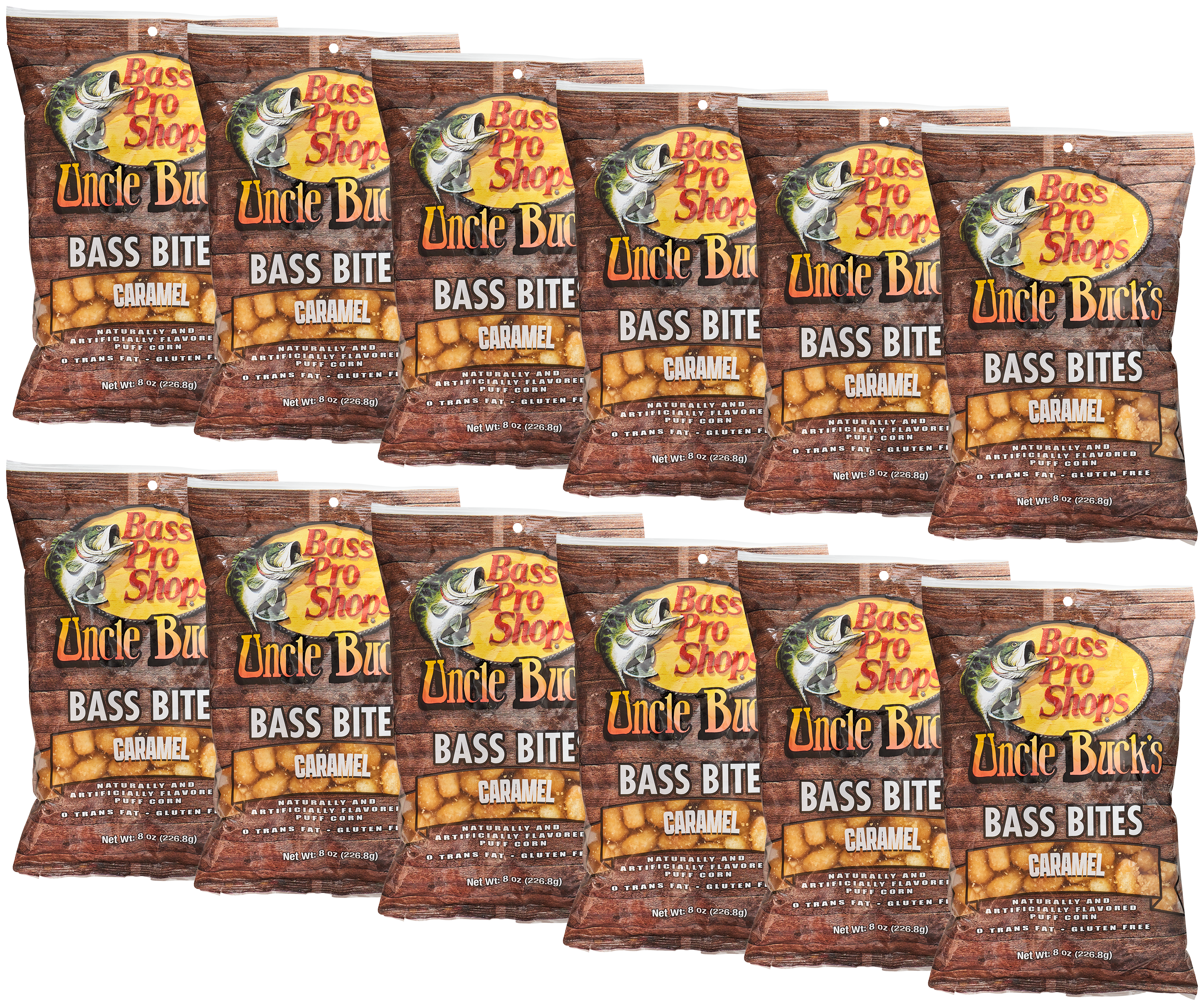 Bass Pro Shops Uncle Buck's Bass Bites Caramel Puff Corn | Bass Pro Shops